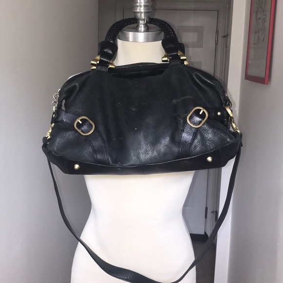 Allison Scott | Bags | Allison Scott Leather Crossbody Satchel Wstrap ...